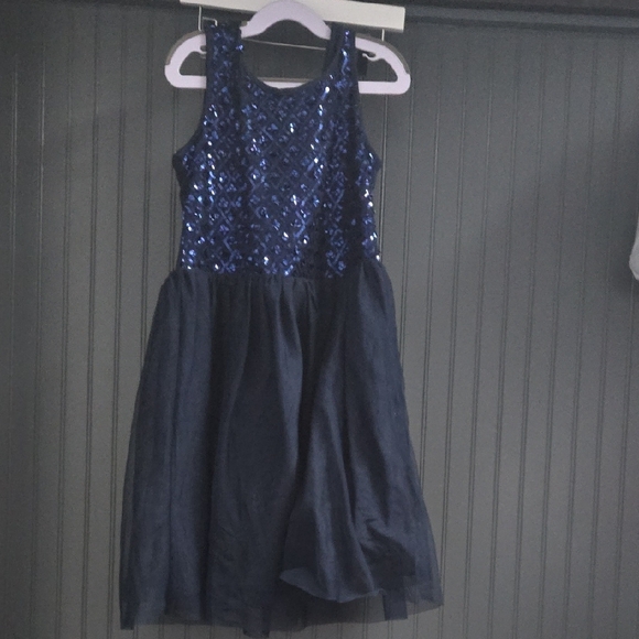 Place | Dresses | Sparkling Blue Sequin Dress | Poshmark